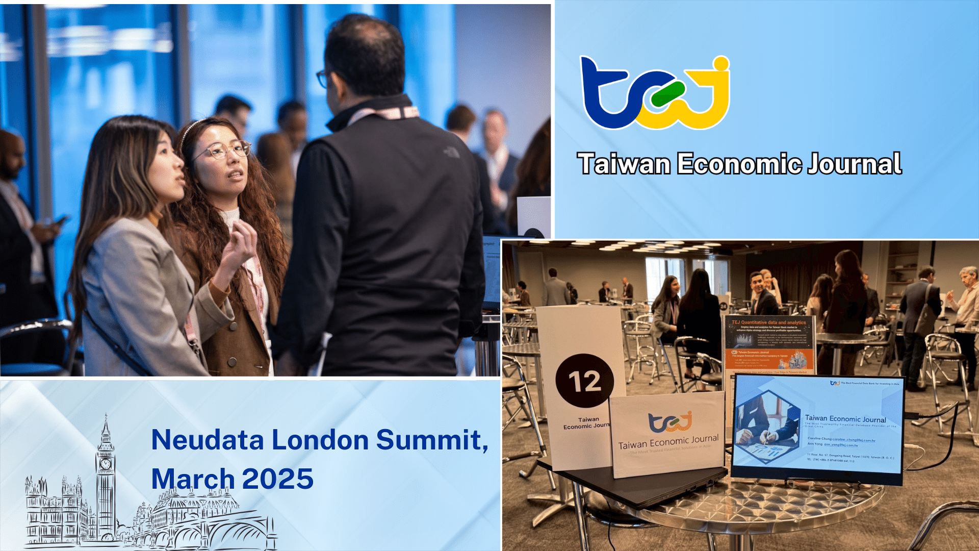 Taiwan Market Data: TEJ Showcases Insights at Neudata London Summit 2025 - TEJ